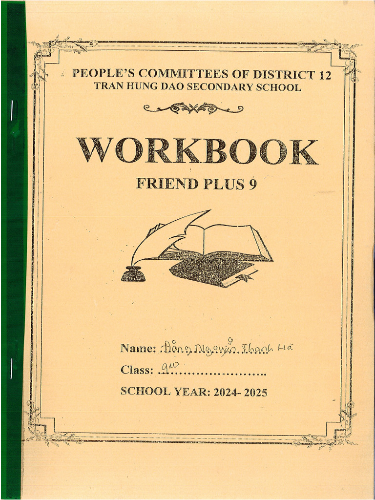 Tài Liệu Lớp 9 - Friend Plus | PDF