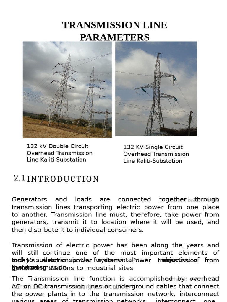 Transmission Line Parameters Overview | PDF | Electric Power ...