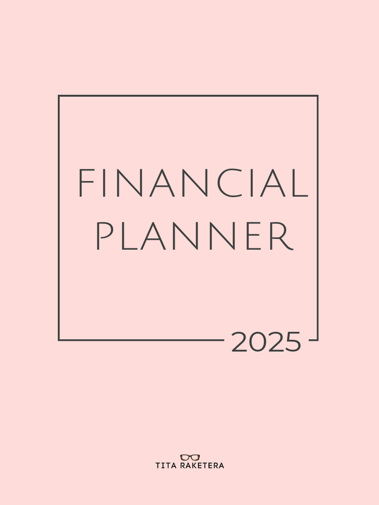 2025 Financial Planner and Tracker | PDF | Expense | Economies