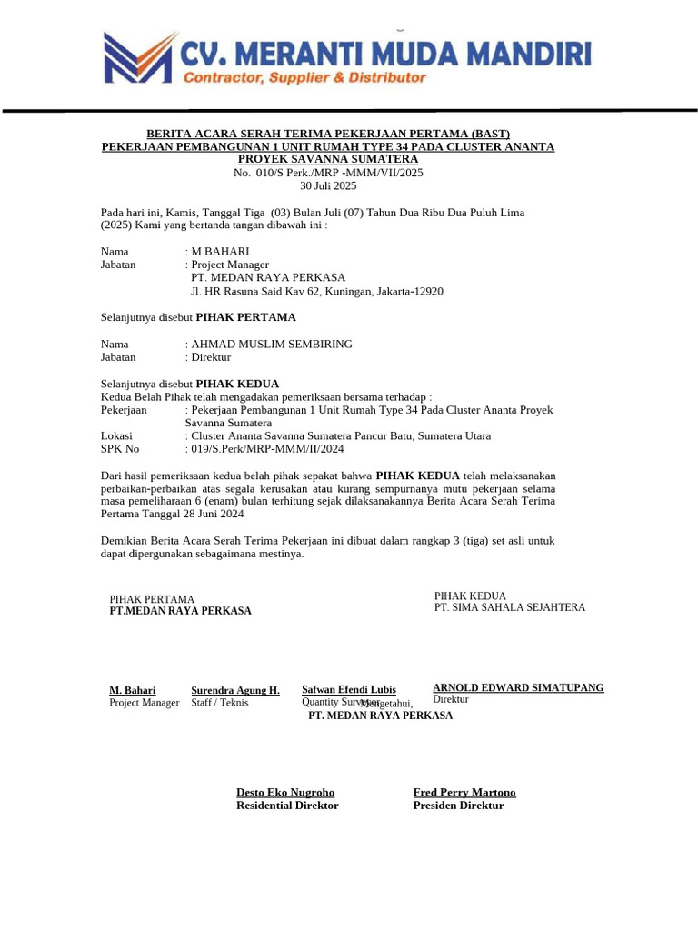 BAST (2) Meranti | PDF