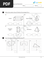 Year 7 Geometry Worksheet and Answers | PDF | Area | Triangle