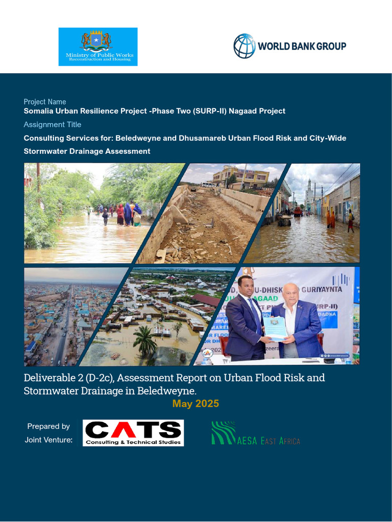 Beledweyne Urban Flood Risk Assessment | PDF | Flood | Climate Resilience