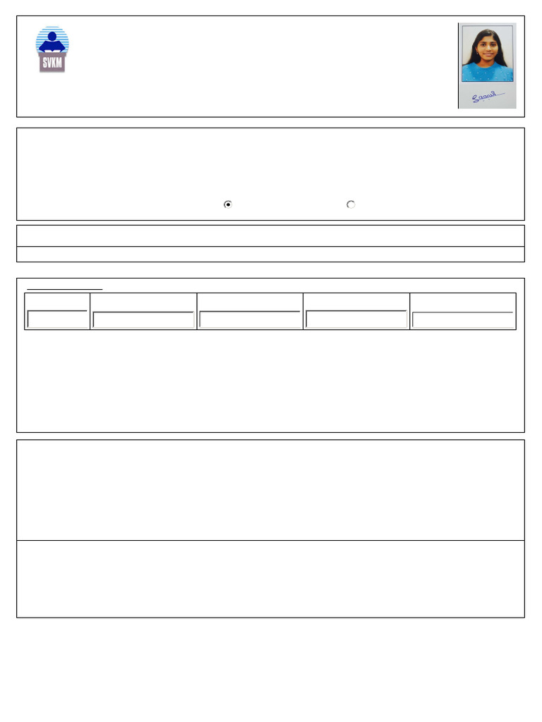 Mithibai Draft Bbi College | PDF