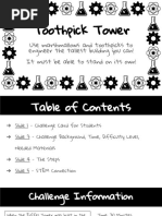 Tallest Paper Tower Challenge Guide | PDF | Tower