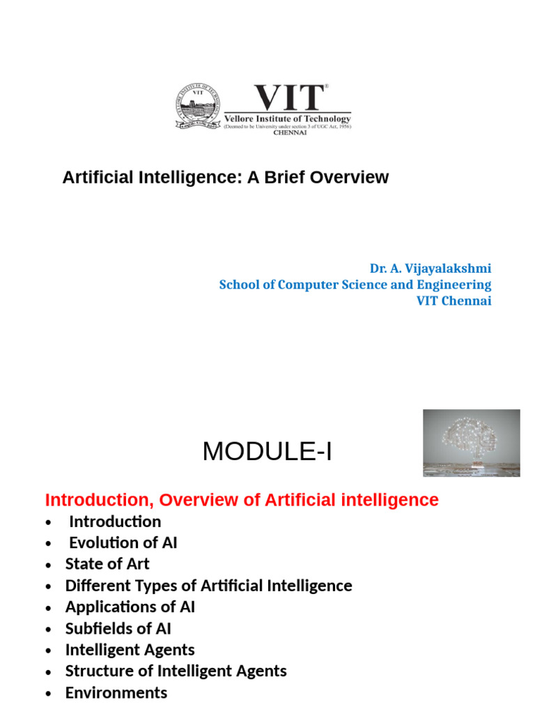Ai Module-1 | PDF | Artificial Intelligence | Intelligence (AI) & Semantics