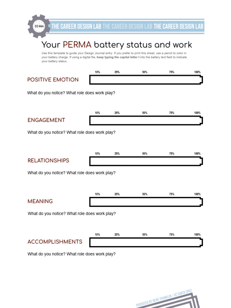 Assessing Your PERMA Battery Status | PDF