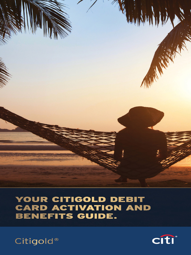 Citigold Debit Card Guidebook | PDF