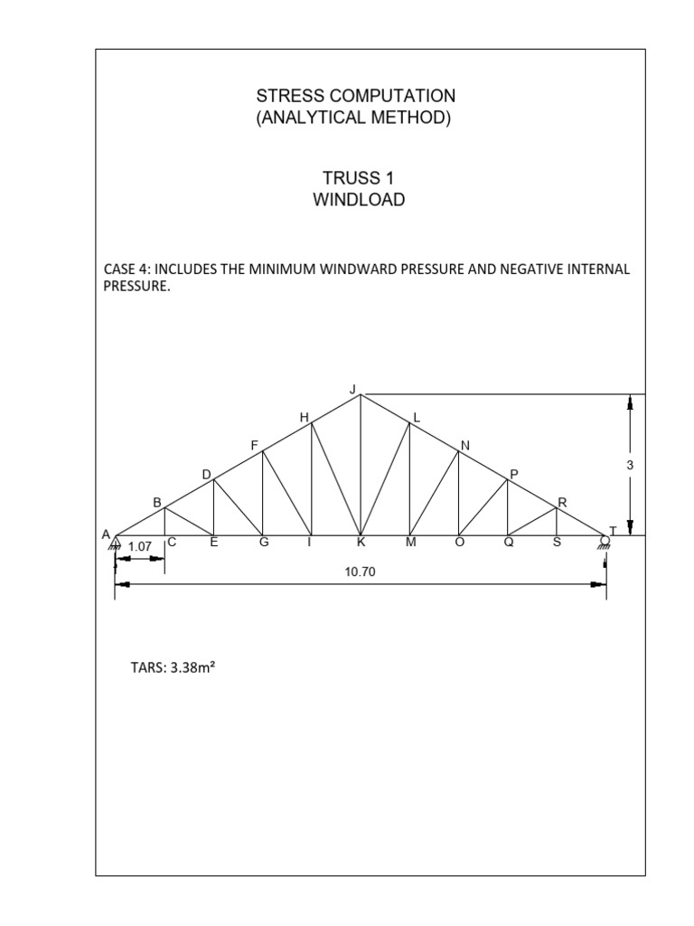 Wind Load Stress Computation Guide | PDF