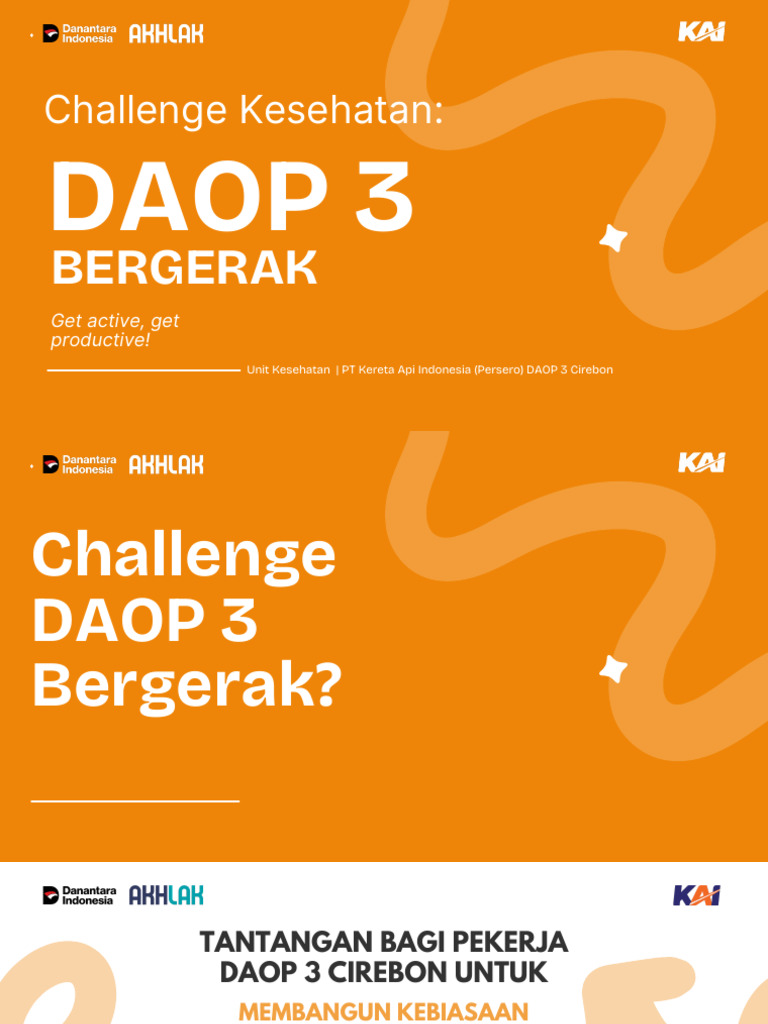 Tantangan Olahraga DAOP 3 Cirebon | PDF