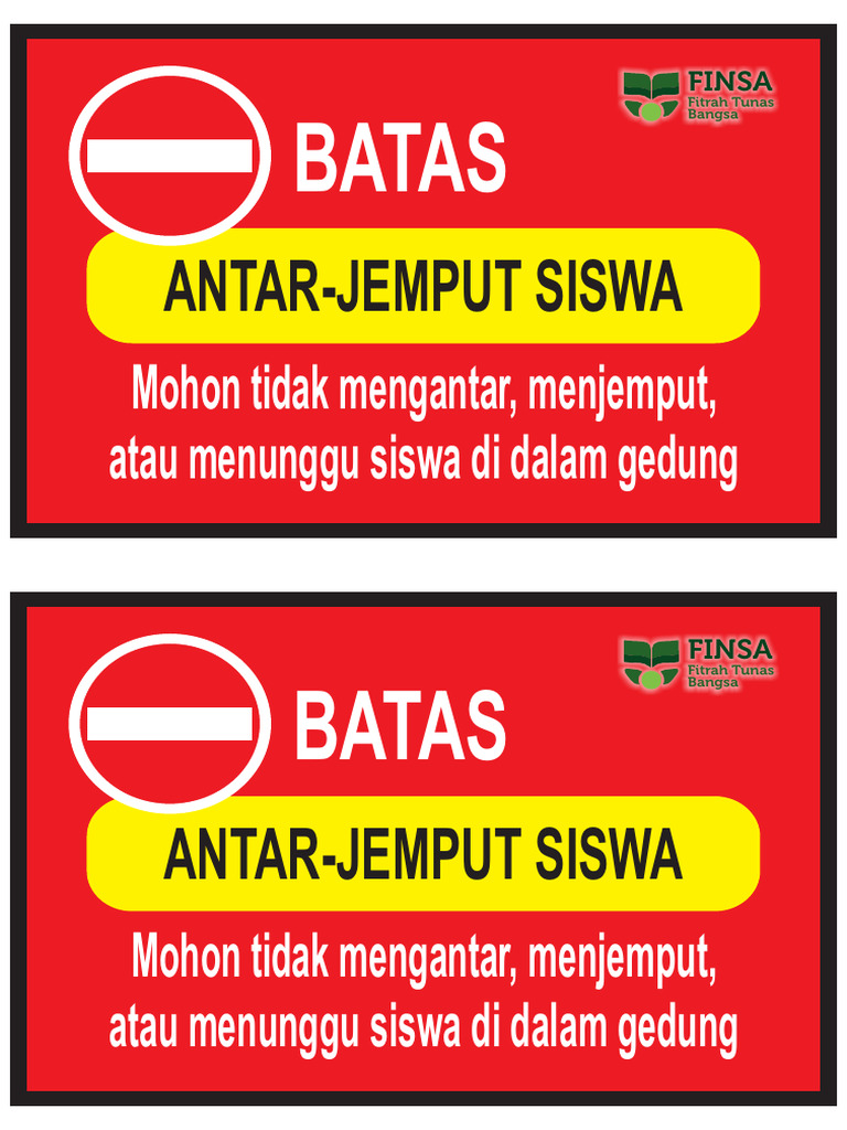 Batas Antar Jemput Siswa | PDF