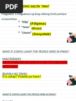 Bikol Words | PDF