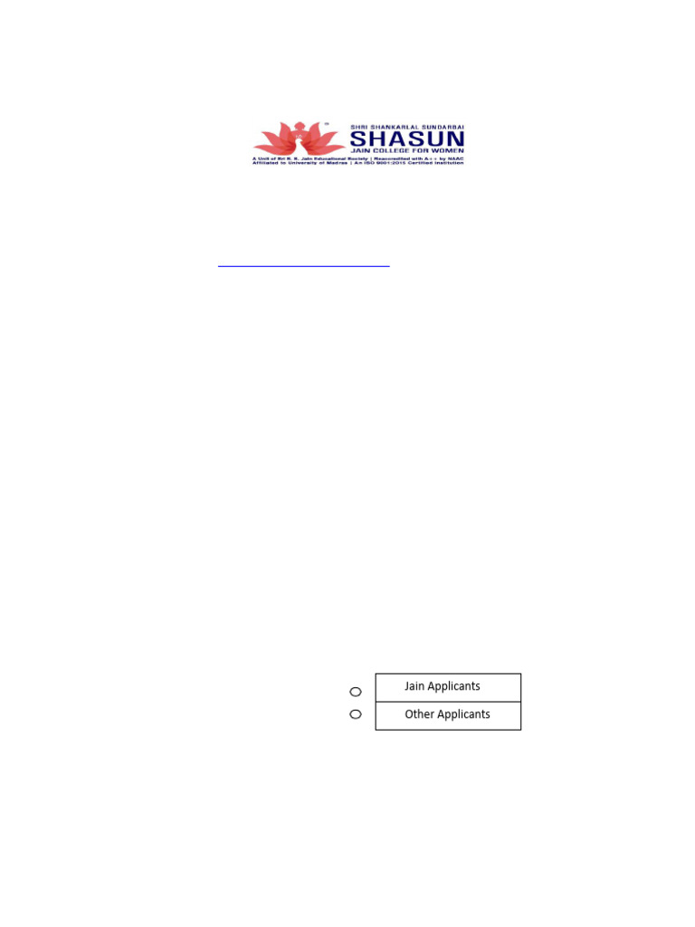 Admission Guidelines Shasun | PDF