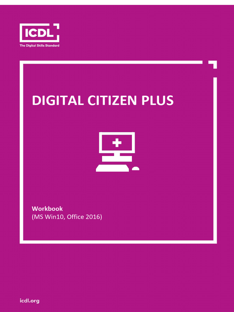 Digital Citizen Plus - Workbook - MS102016 - V1.1 | PDF | Malware ...