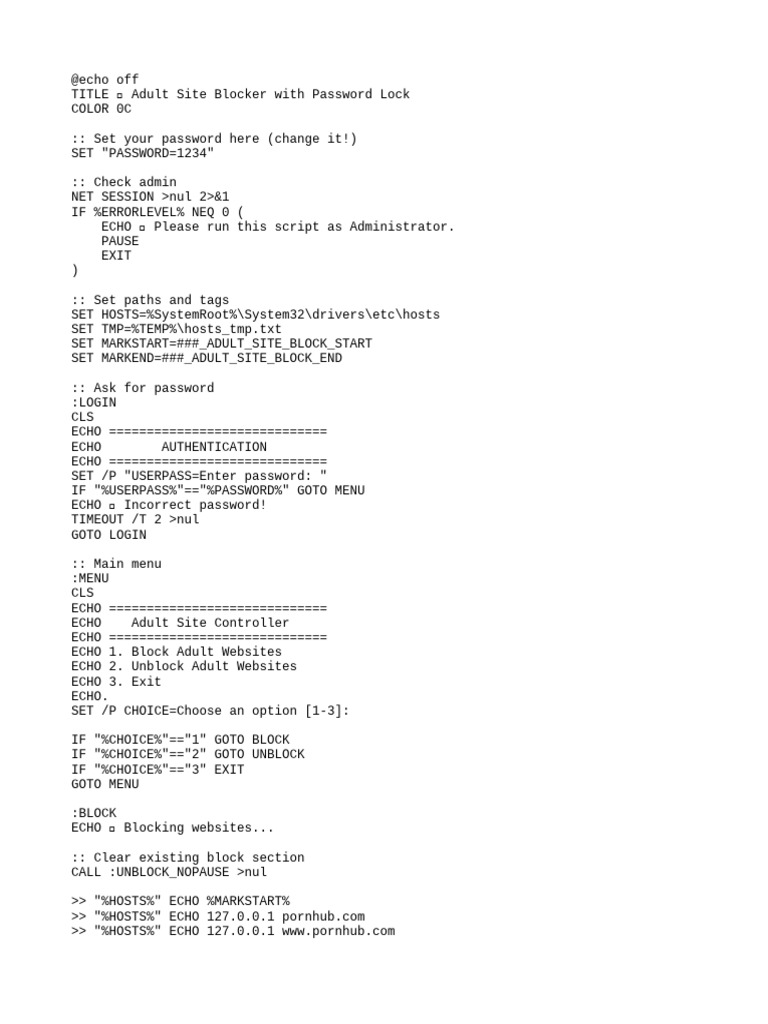 Adult Blocker | PDF | Security Technology | Computer Access Control