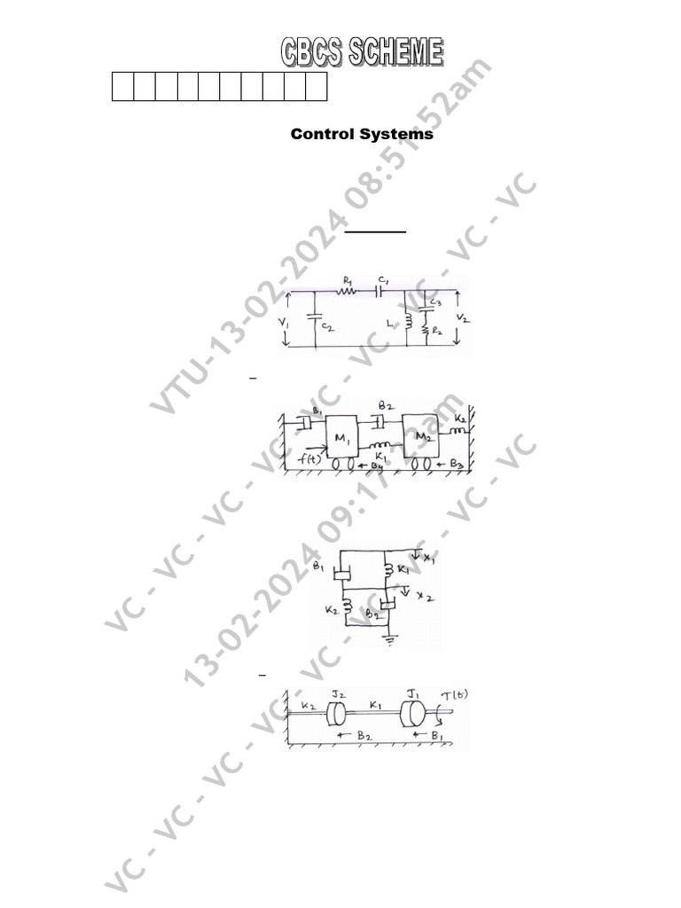 Control Systems Exam Questions Dec 2023 | PDF | Dielectric | Transformer