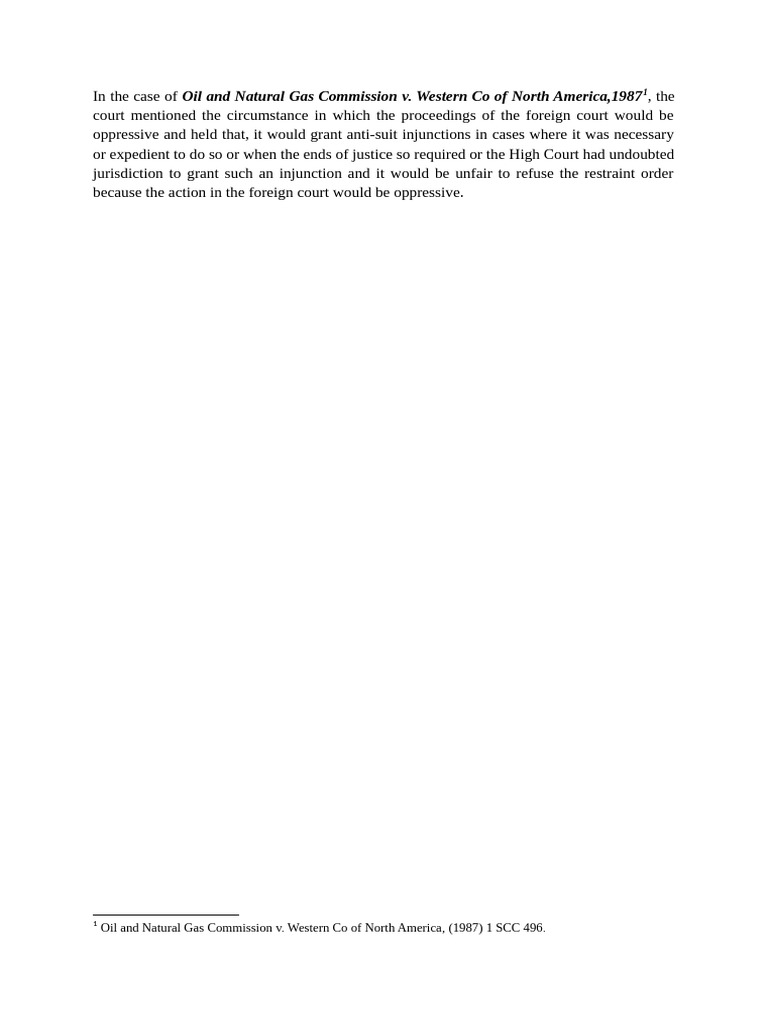 In The Case of Oil and Natural Gas Commission V | PDF