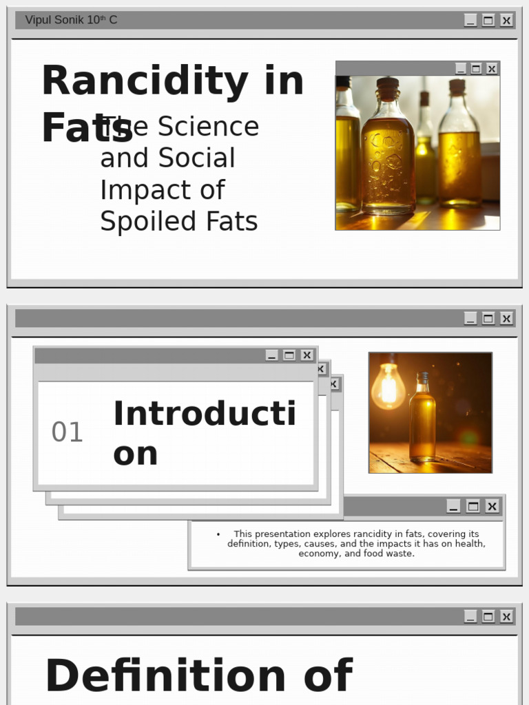 Rancidity in Fats | PDF