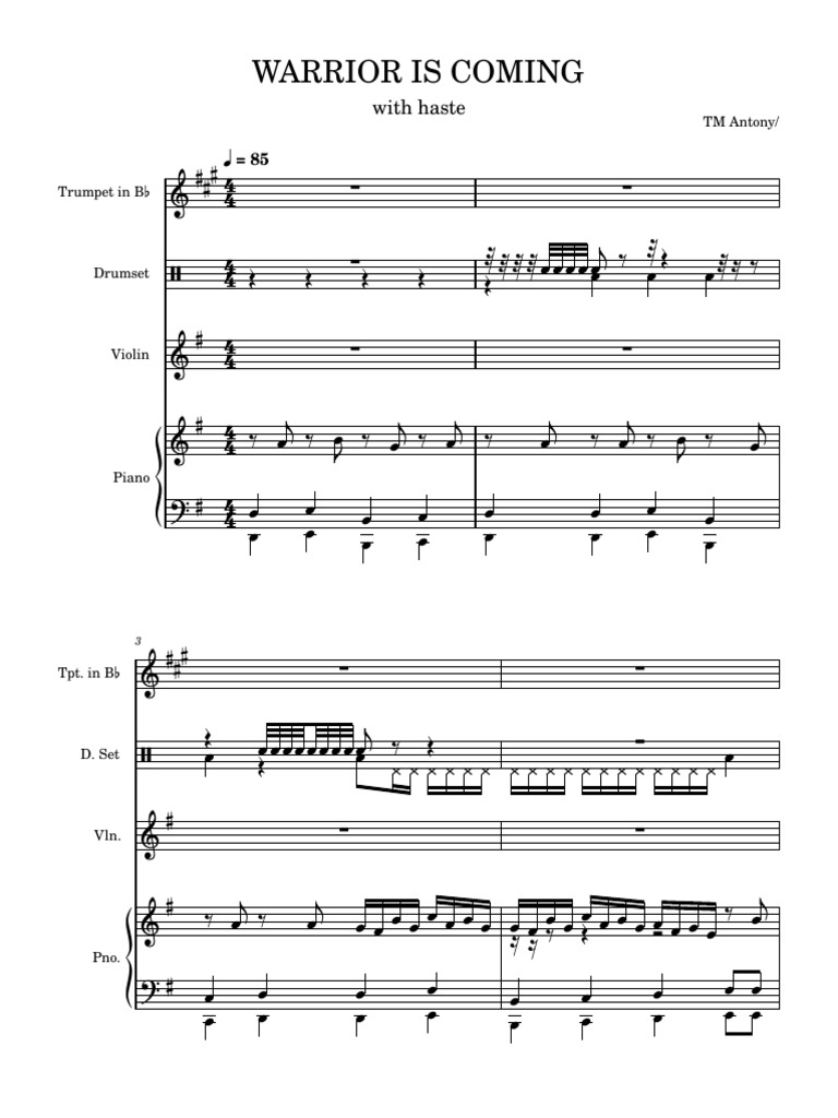 Warrior Coming PDF | PDF