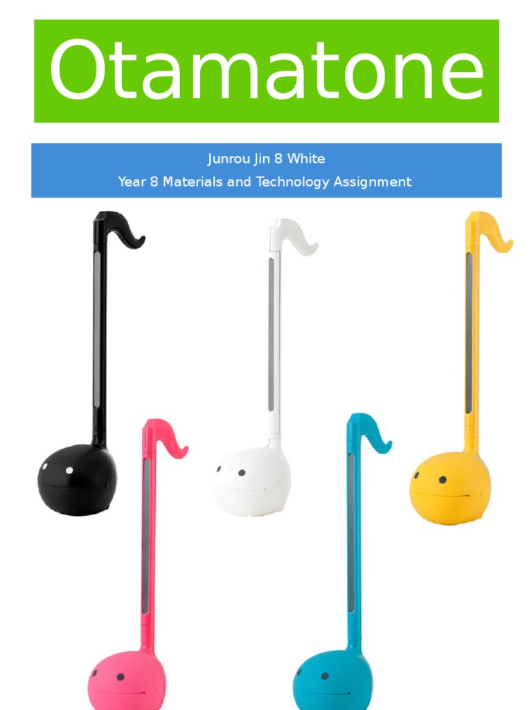 Otamatone: A Unique Toy Instrument | PDF | Home & Garden
