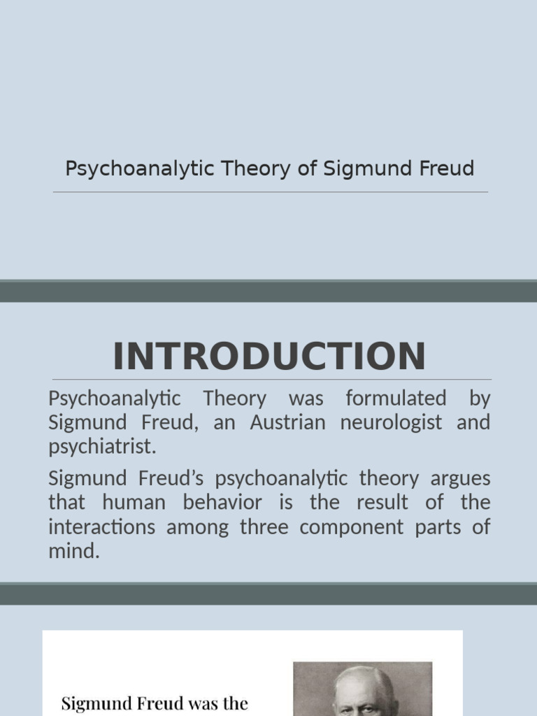Freud's Psychoanalytic Theory Explained | PDF | Psychoanalysis | Anxiety