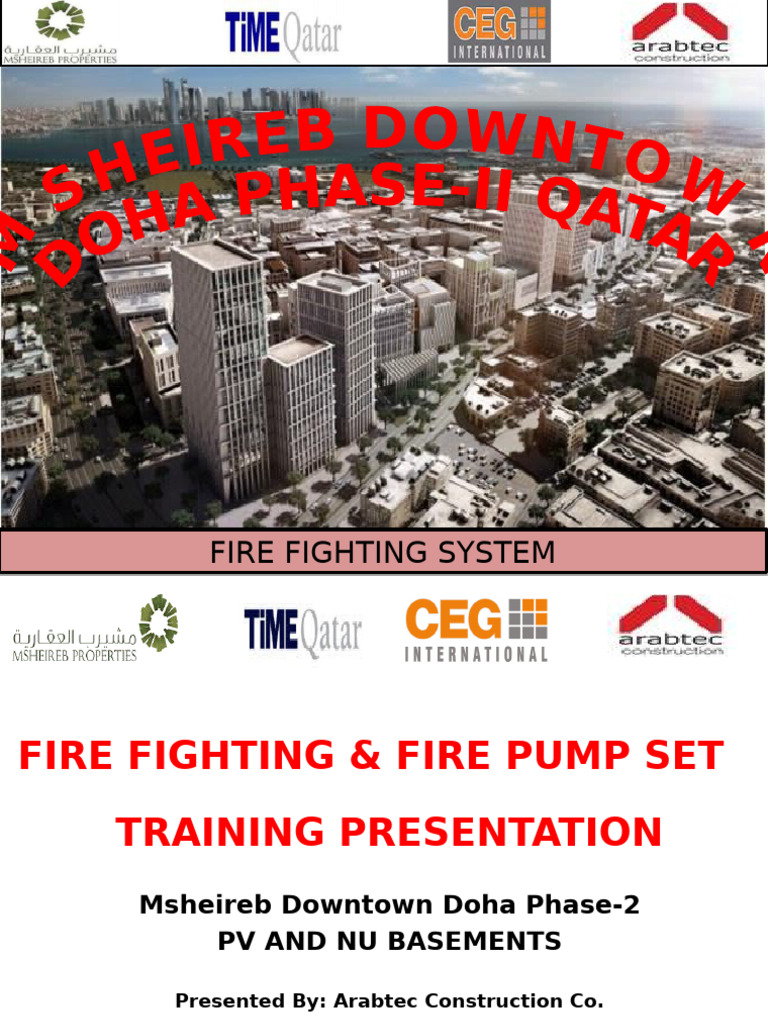 Fire Fighting System and Pump Set - PV and Nu Basements | PDF | Valve ...