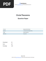 IGCSE Circle Theorems Practice Questions | PDF | Circle | Elementary ...