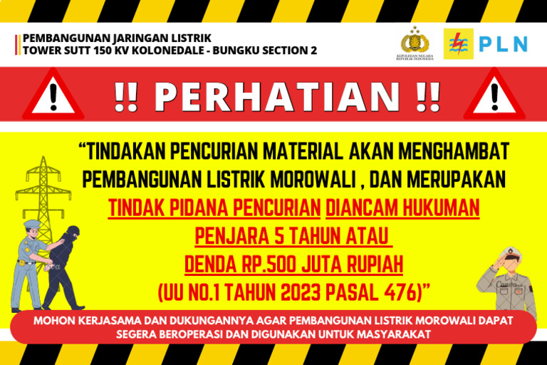 Red and White Simple Warning Sign Poster | PDF