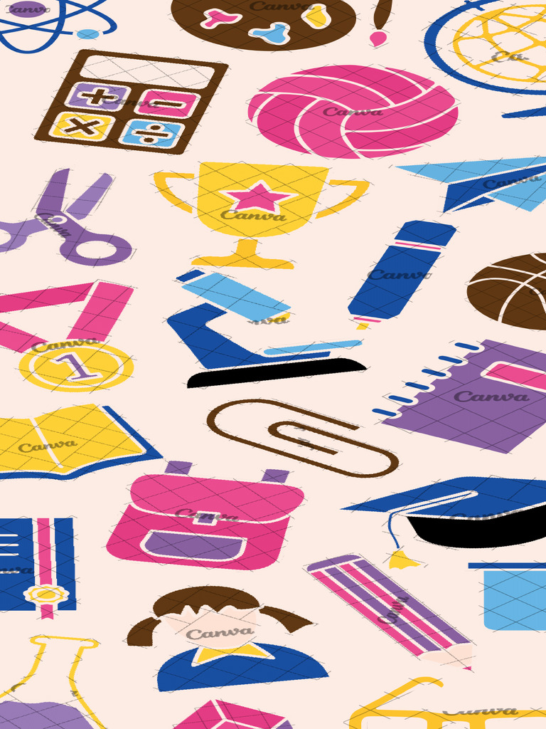 Colorful Playful Back to School Bookmark | PDF