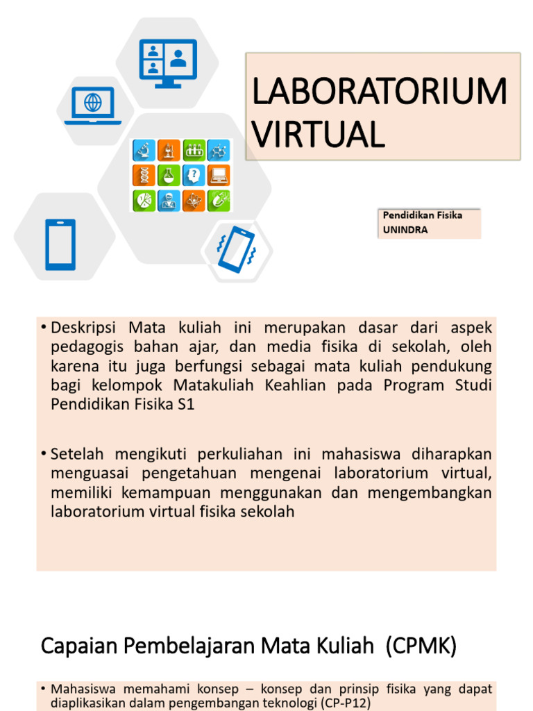 Laboratorium Virtual dalam Pendidikan Fisika | PDF