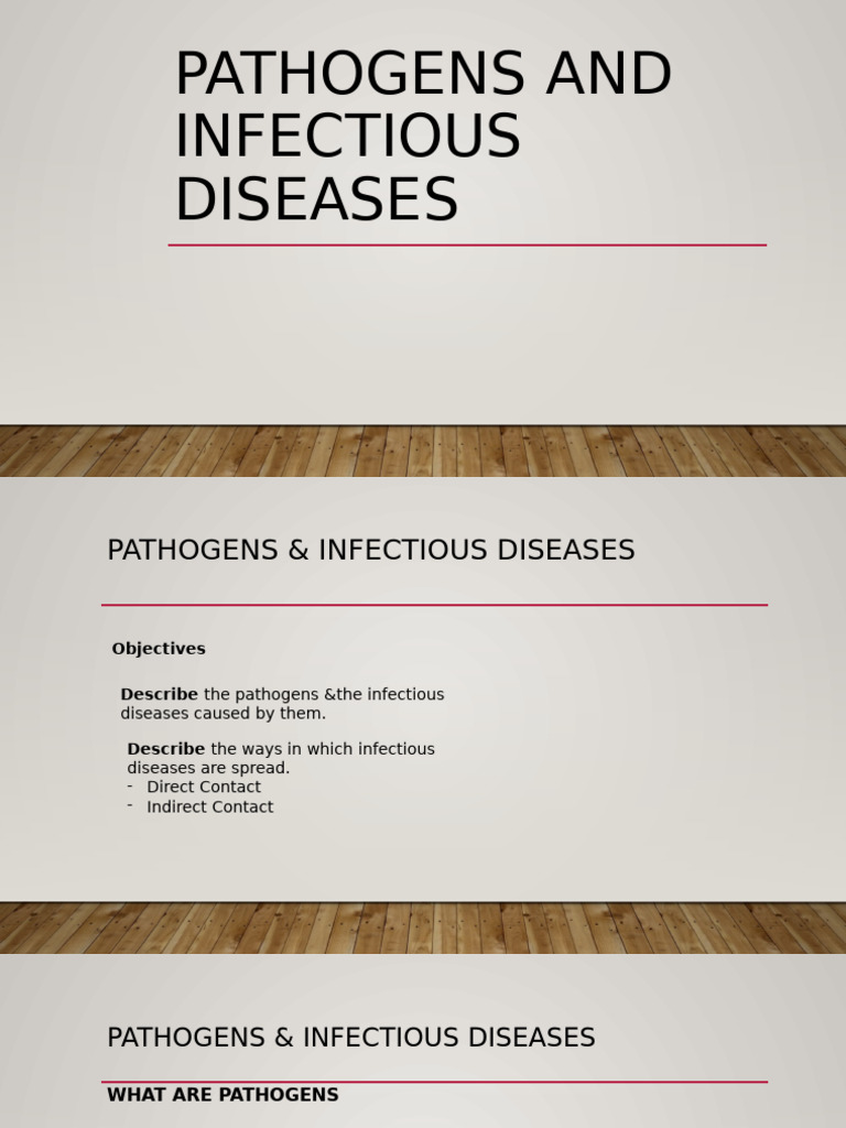 Pathogens and Infectious Diseases | PDF | Pathogen | Infection