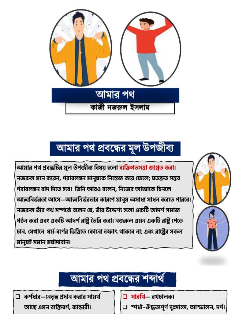 Bangla 1st Paper Amar Poth Crash Course | PDF