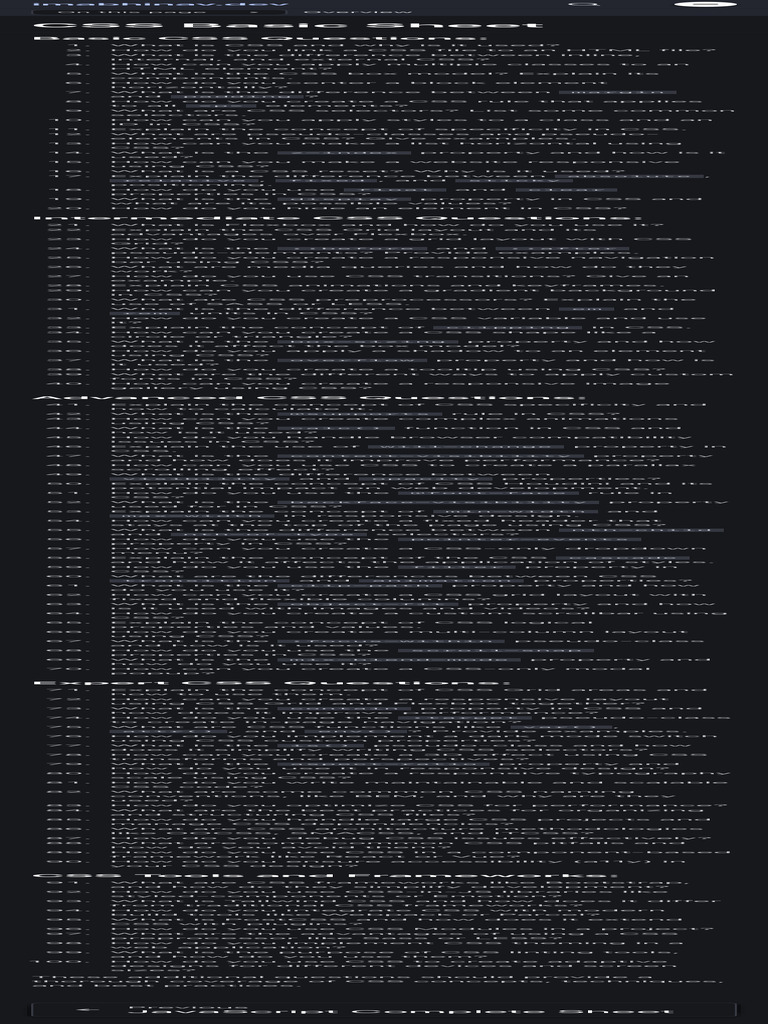 CSS Basic Sheet Imabhinav - Dev | PDF | Web Development | Computing
