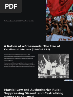 Marcos Regime Key Events Timeline | PDF | History
