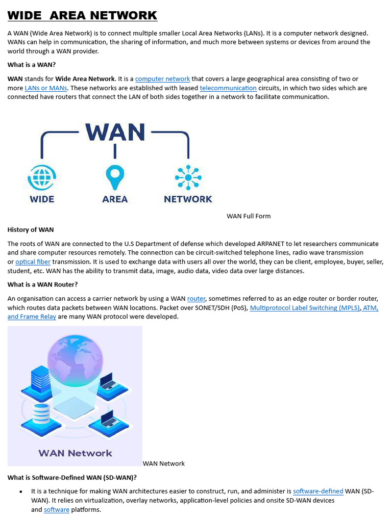 Unit 4 Wide Area Network | PDF | Routing | Computer Network