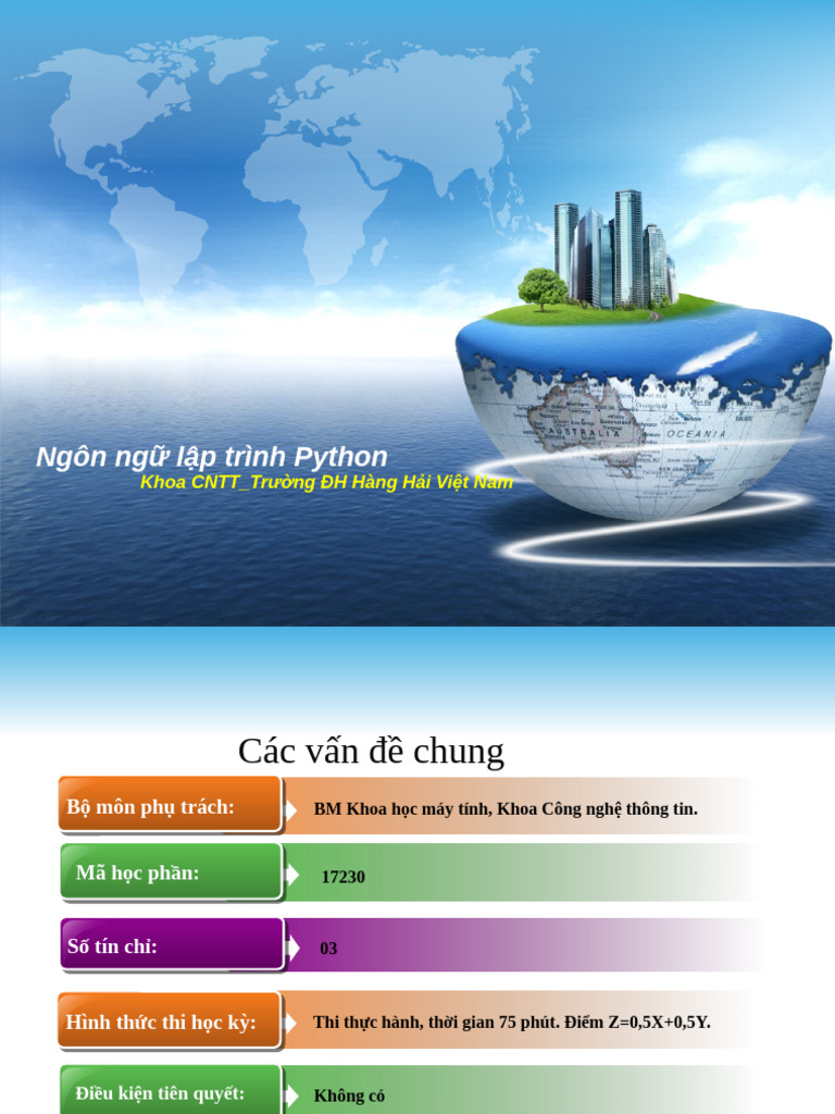 Chuong 1 - Gioi Thieu Python | PDF