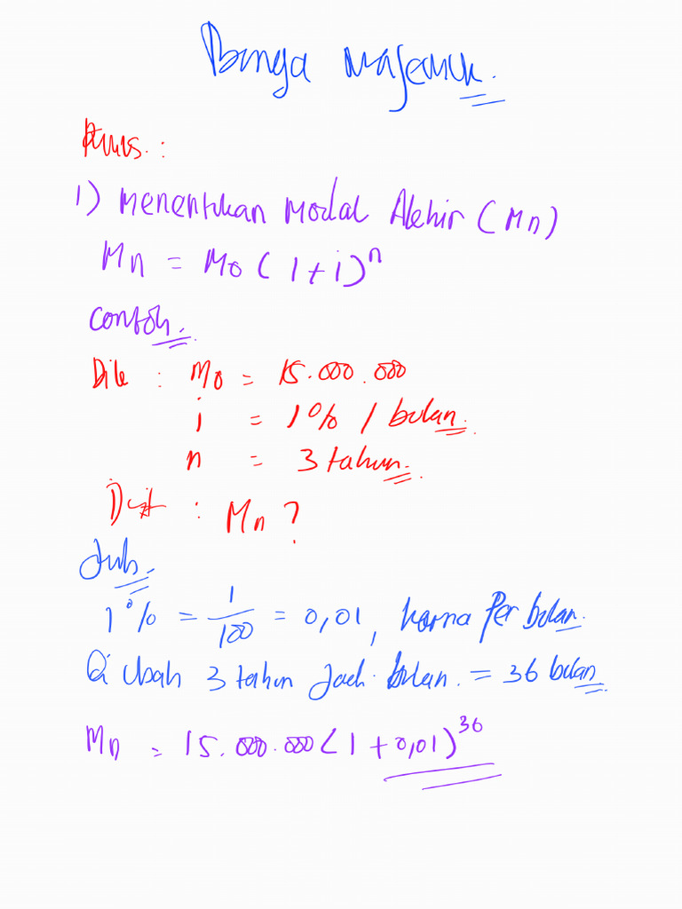 Bunga Majemuk - 250603 - 132316 | PDF