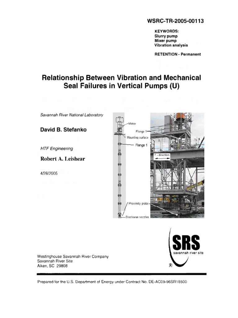 Relationship Between Vibration & Mechanical Seals | PDF | Pump ...