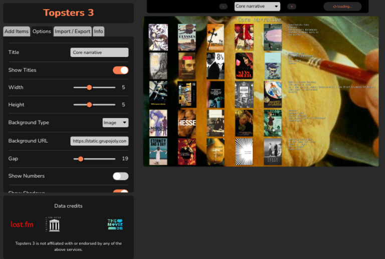 Topsters 3 Overview and Features | PDF