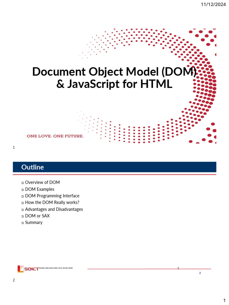 Understanding HTML DOM with JavaScript | PDF | Document Object Model ...