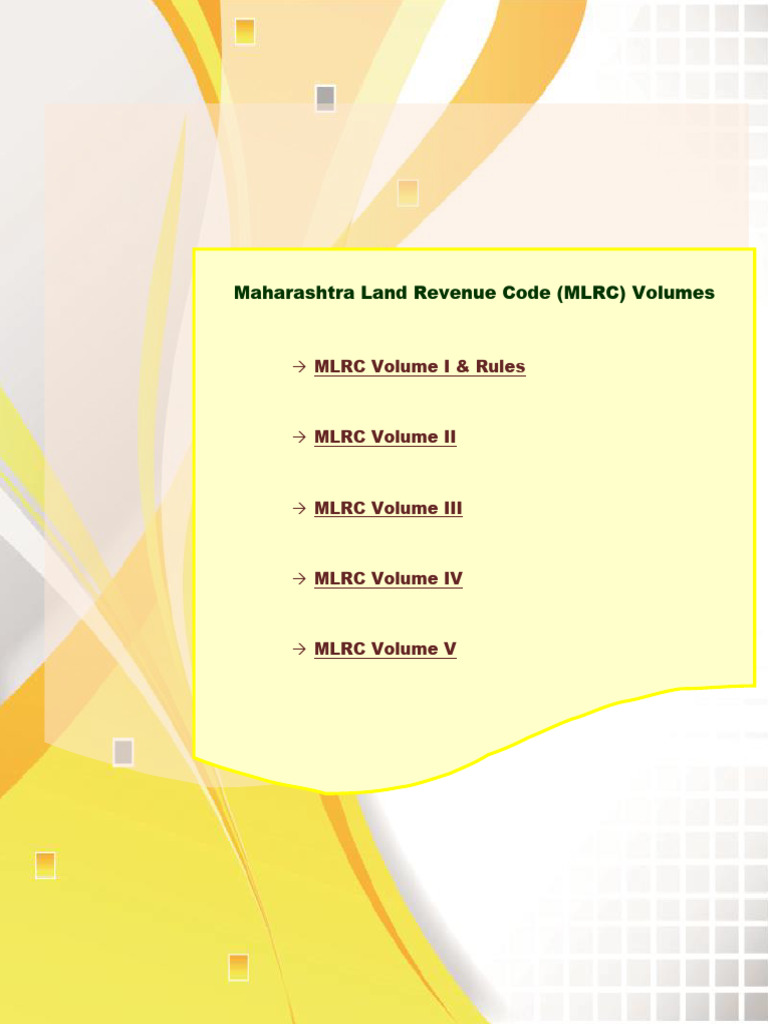 MLRC Rules and Volumes | PDF