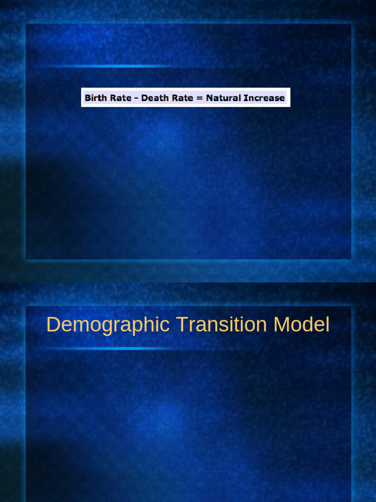 DTM and Population Structure 1 | PDF | Infant Mortality | Mortality Rate