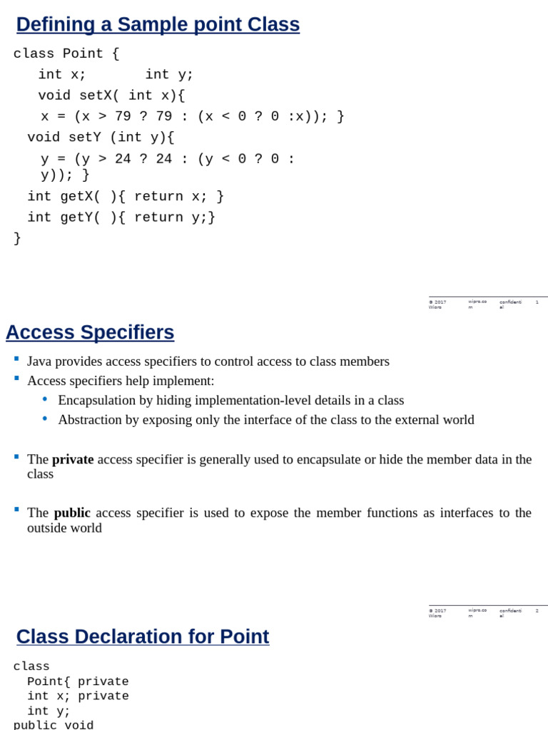 Encapsulation and Abstraction-2 | PDF | Computer Programming | Object Oriented Programming
