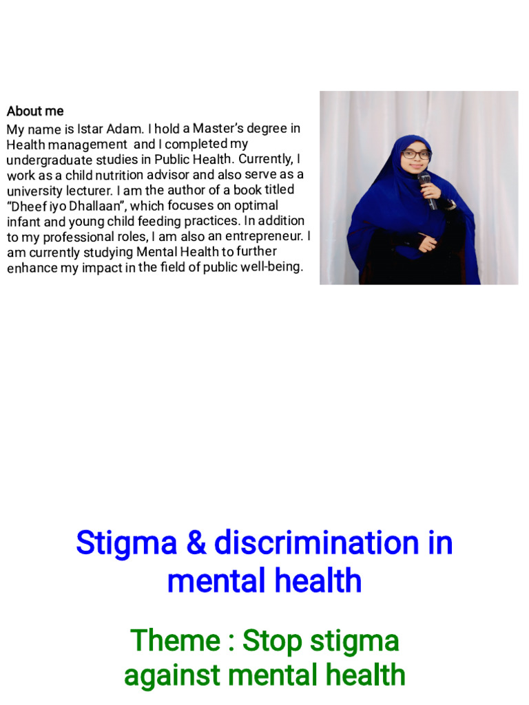 Ending Mental Health Stigma Together | PDF | Social Stigma | Mental Health