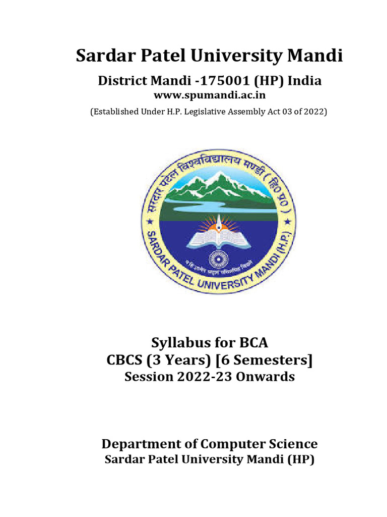 Syllabus BCA | PDF | Computer Data Storage | Pointer (Computer Programming)
