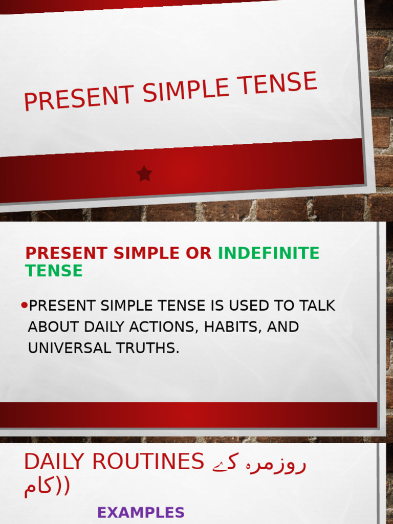 Understanding Present Simple Tense | PDF