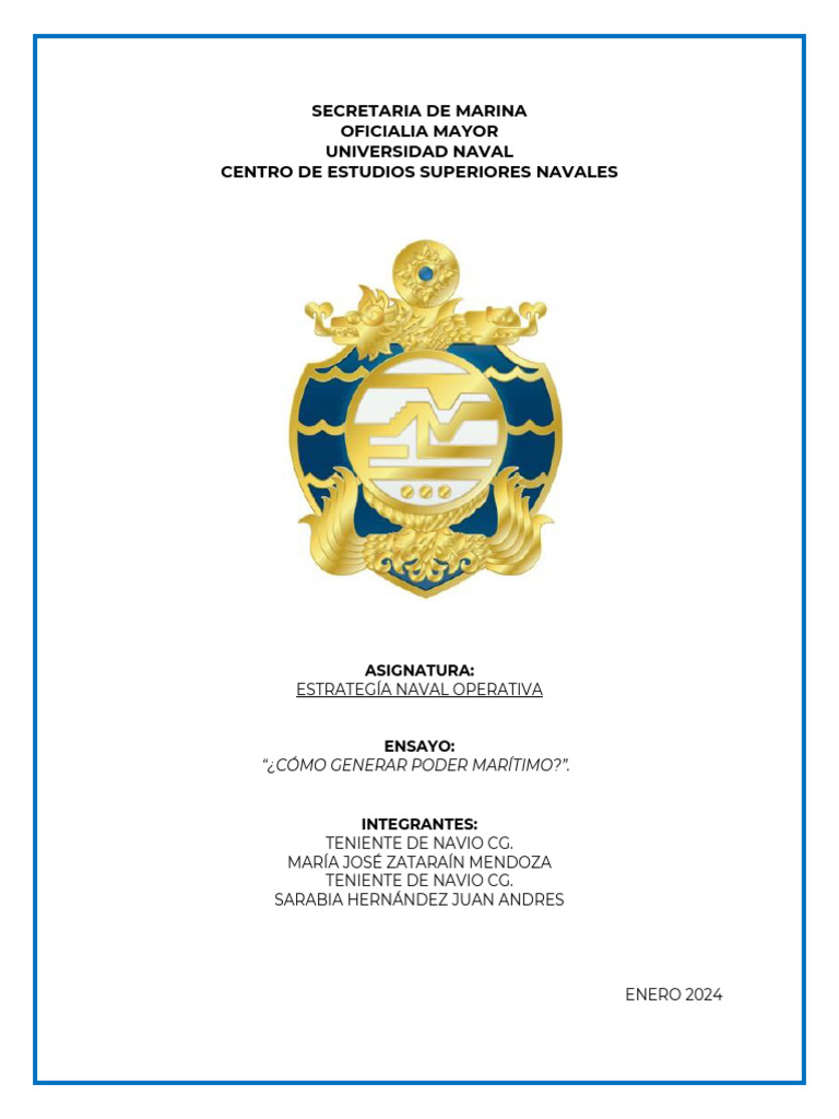 Estrategias para Generar Poder Marítimo | PDF | Marinas | Comercio