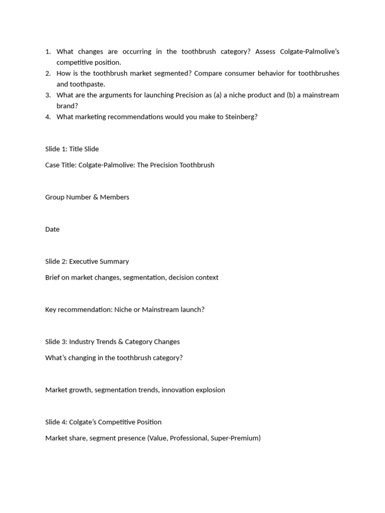 What Changes Are Occurring in The Toothbrush Category | PDF