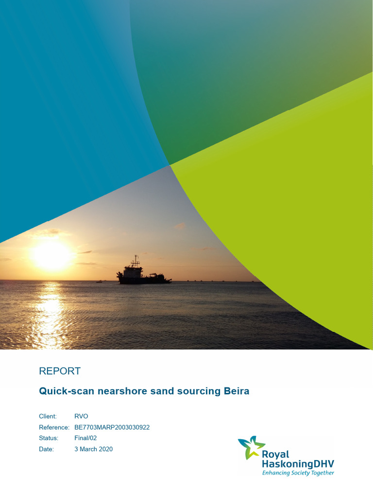 Beira Sand Sourcing Quickscan - Rev2 - Final | PDF | Dredging | Hydrology