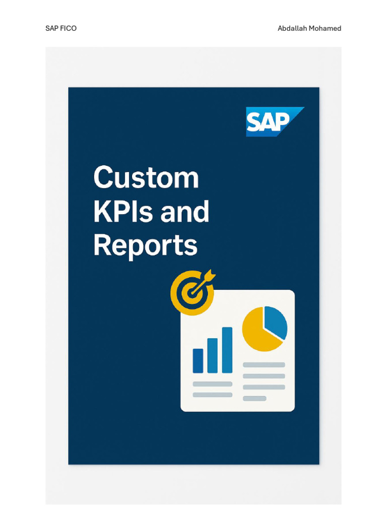 Manage KPIs and Reports | PDF