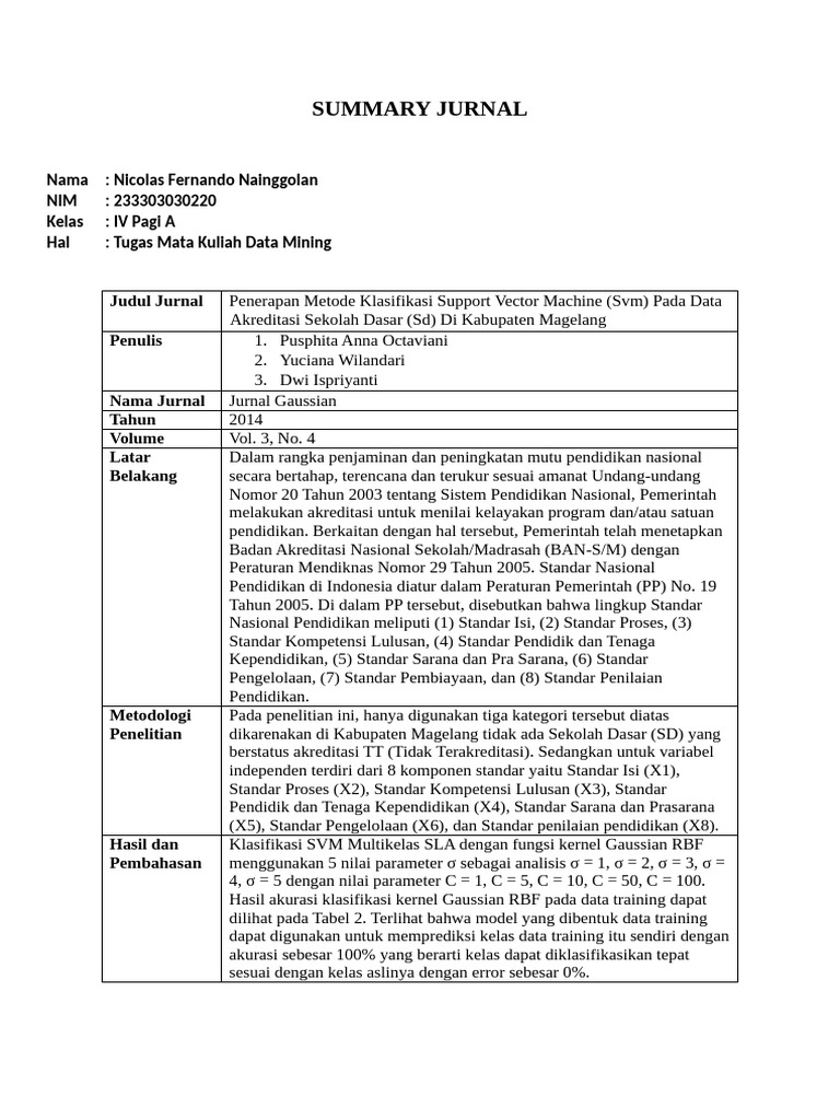 Summary Jurnal Hierarchical Clustering | PDF
